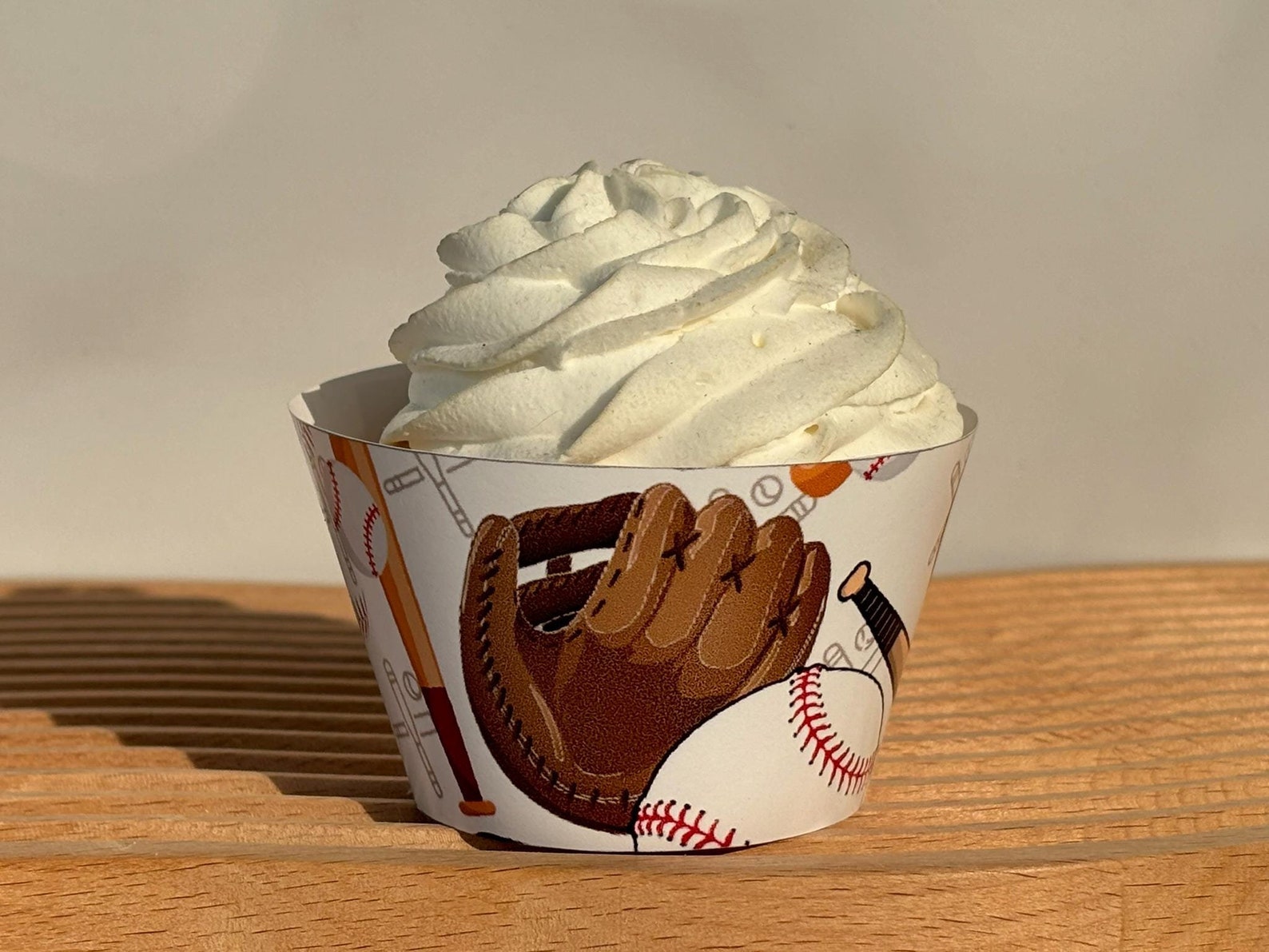 BASEBALL Printable Cupcake Wrappers / Sports Birthday Party Team - Etsy
