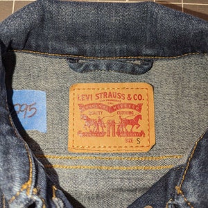 Western Denim Jacket, Vintage Levi Straus Coat, Custom Cowgirl Coat, Jean Jacket, Denim and Wool ...