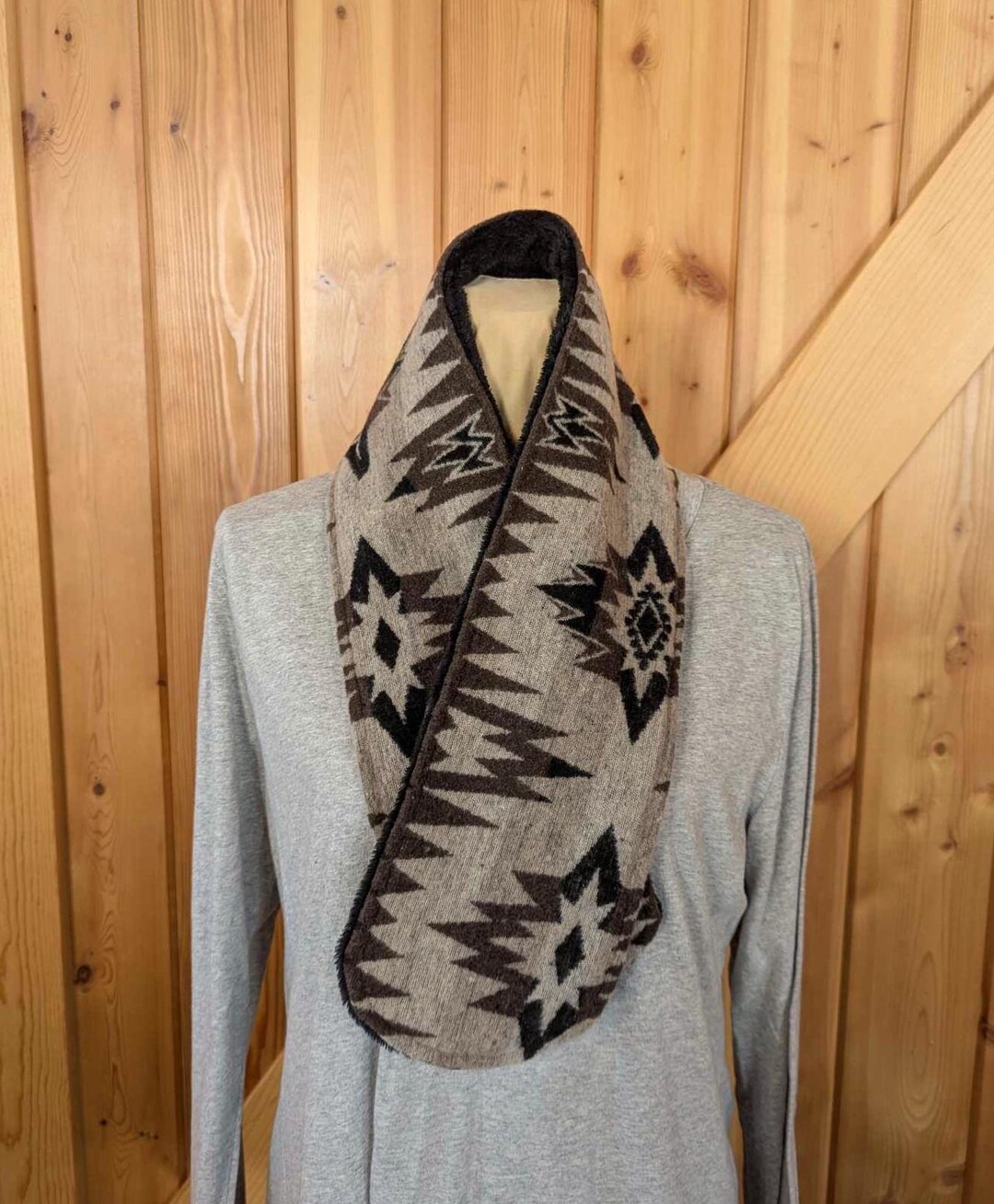 Western Wool Neck Wrap, Simple Western Cowl, Buckaroo Cowl, Cowgirl ...