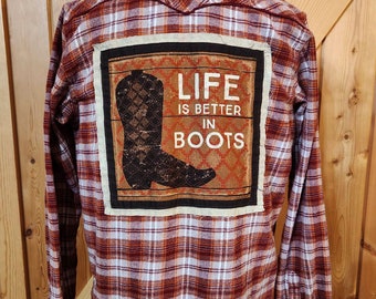 Western Plaid Patch - Etsy