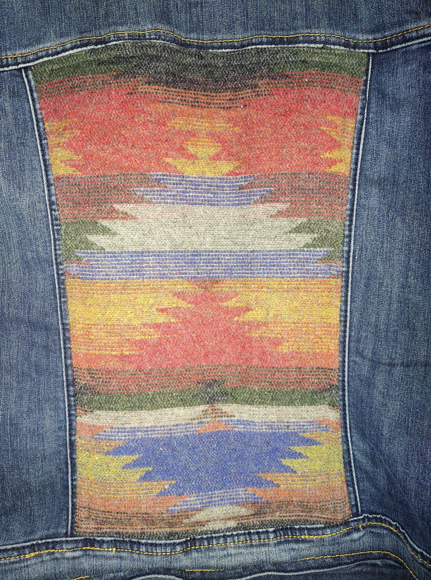 Western Vest Cowgirl Denim Vest Custom Vest Blue Jean Vest - Etsy