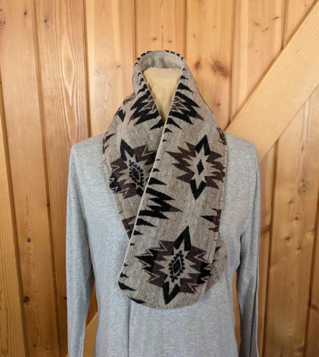 Western Wool Neck Wrap, Simple Western Cowl, Buckaroo Cowl, Cowgirl ...