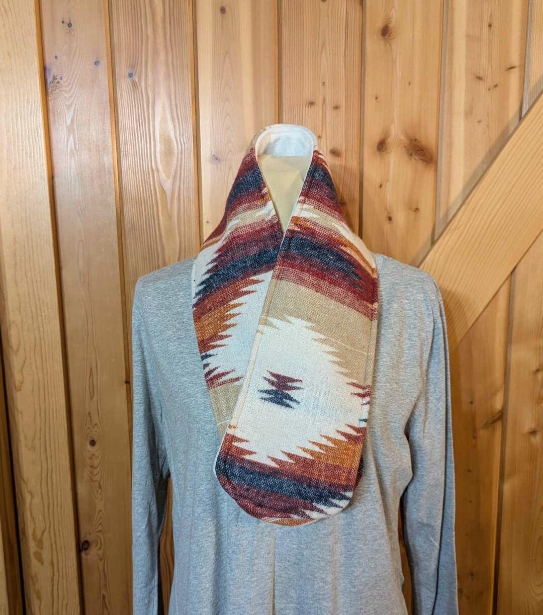 Western Wool Neck Wrap, Simple Western Cowl, Buckaroo Cowl, Cowgirl ...