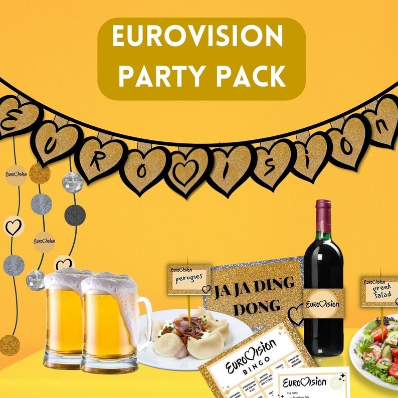 Instant Download: Eurovision Party Pack - Etsy