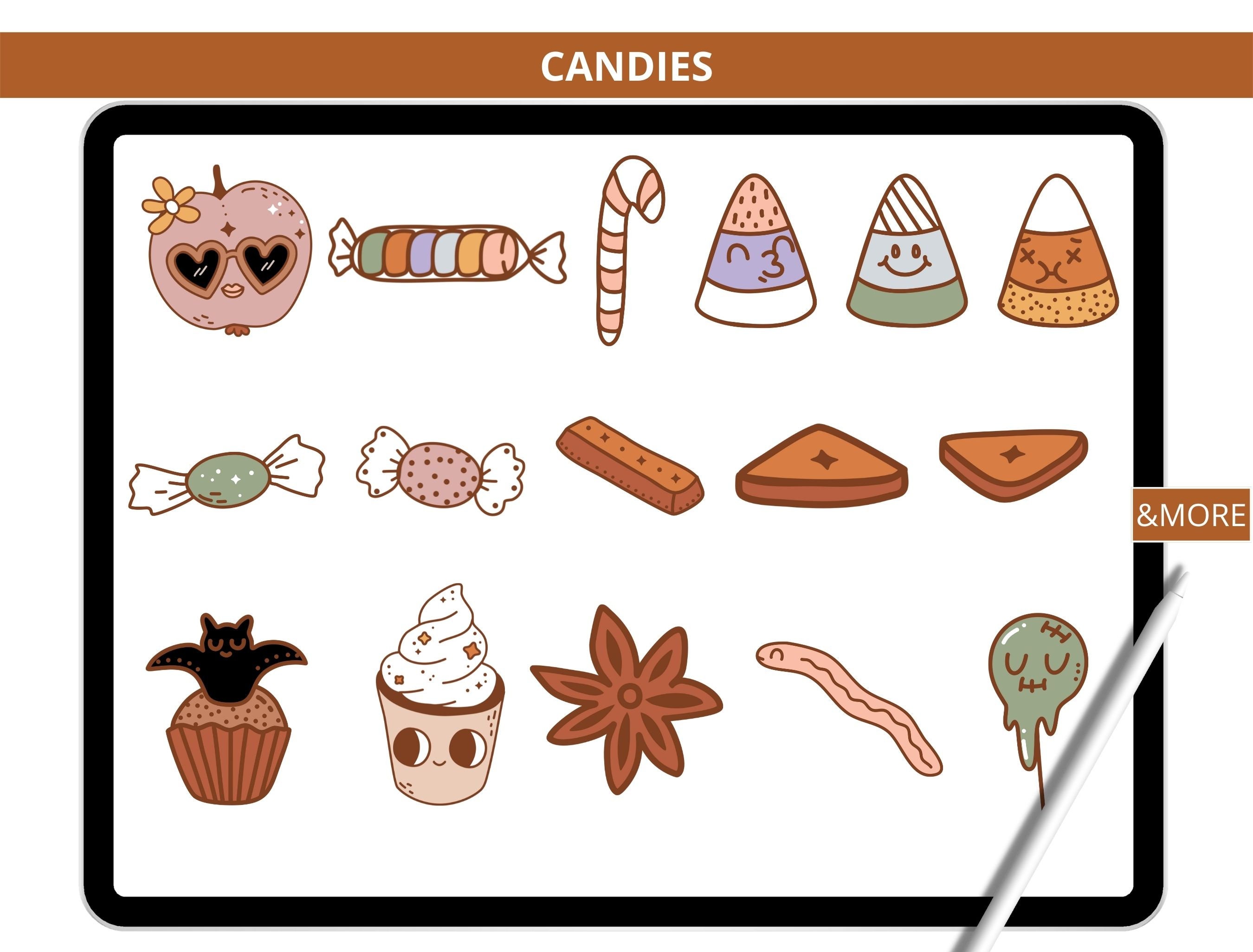 Halloween Stickers, Goodnotes Stickers, Digital Planner, Goodnotes ...