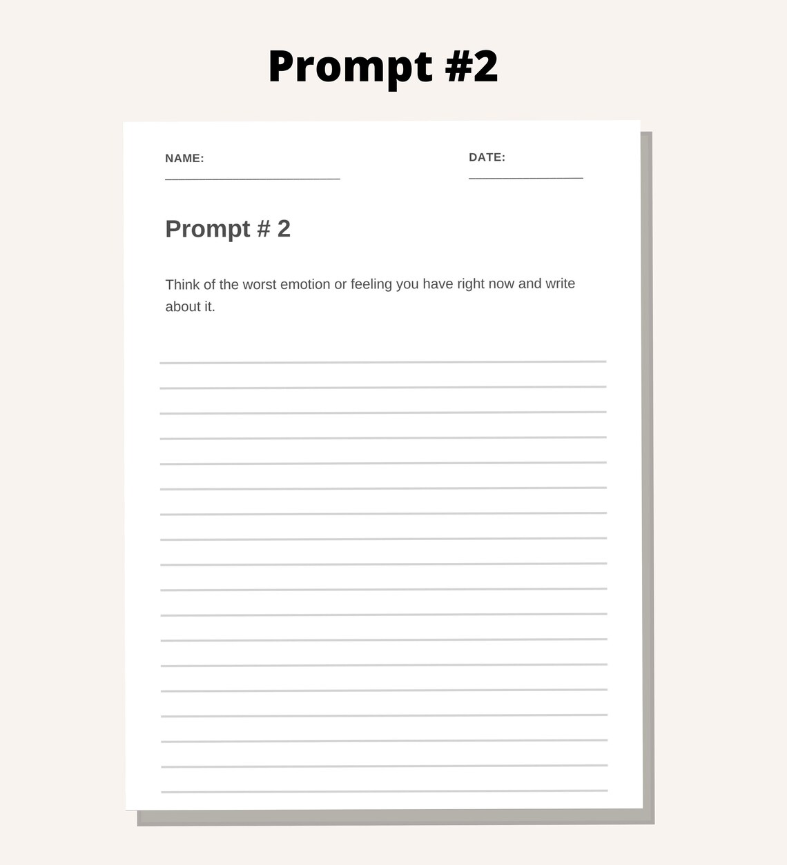 Mental Health Prompts, Deep Thought Prompts, Prompts Mental Health ...