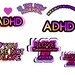 Adhd Stickeradhd Svgadhd Planneradhd Bundleadhd Digital - Etsy