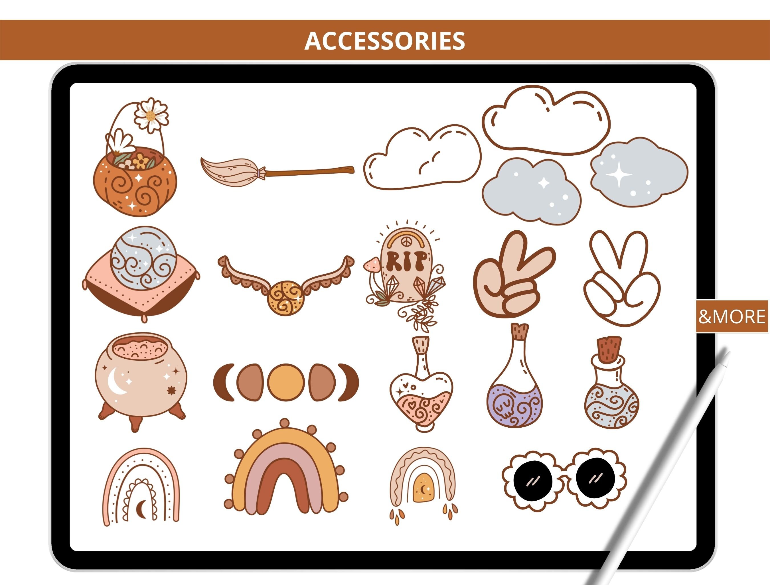 Halloween Stickers, Goodnotes Stickers, Digital Planner, Goodnotes ...