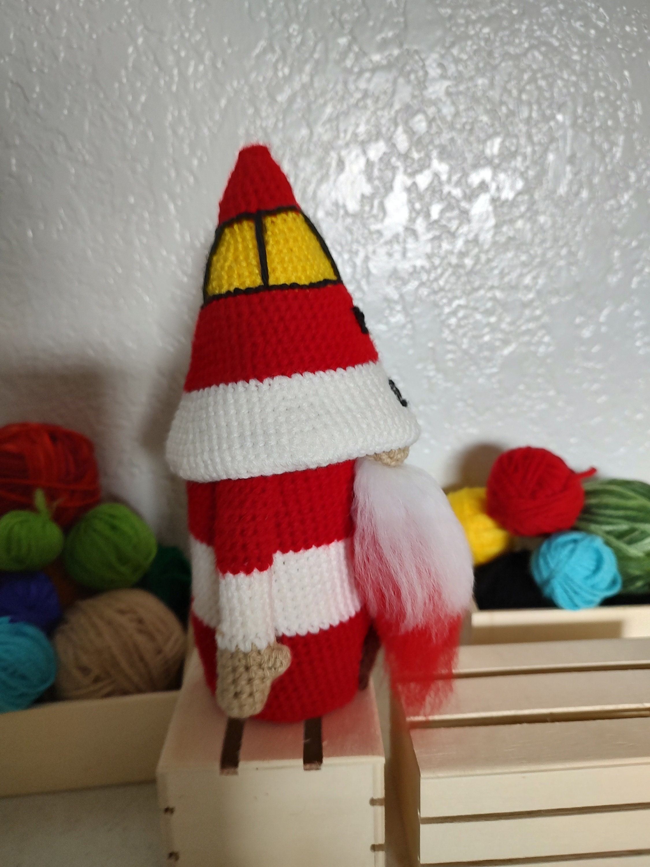 Crochet Pattern Lighthouse Hide-a-gnome - Etsy