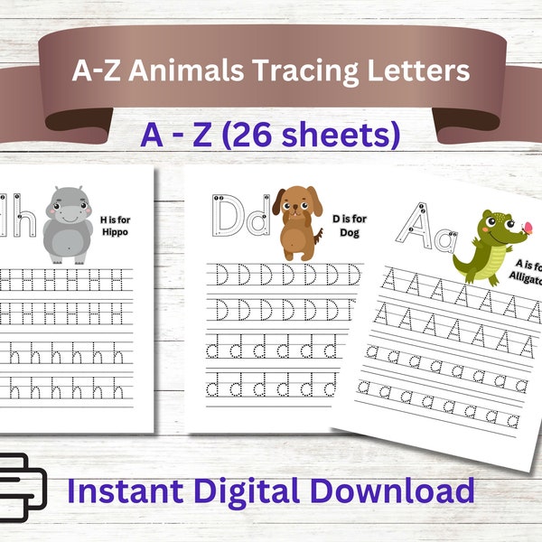 Printable Lower Case Letters - Etsy