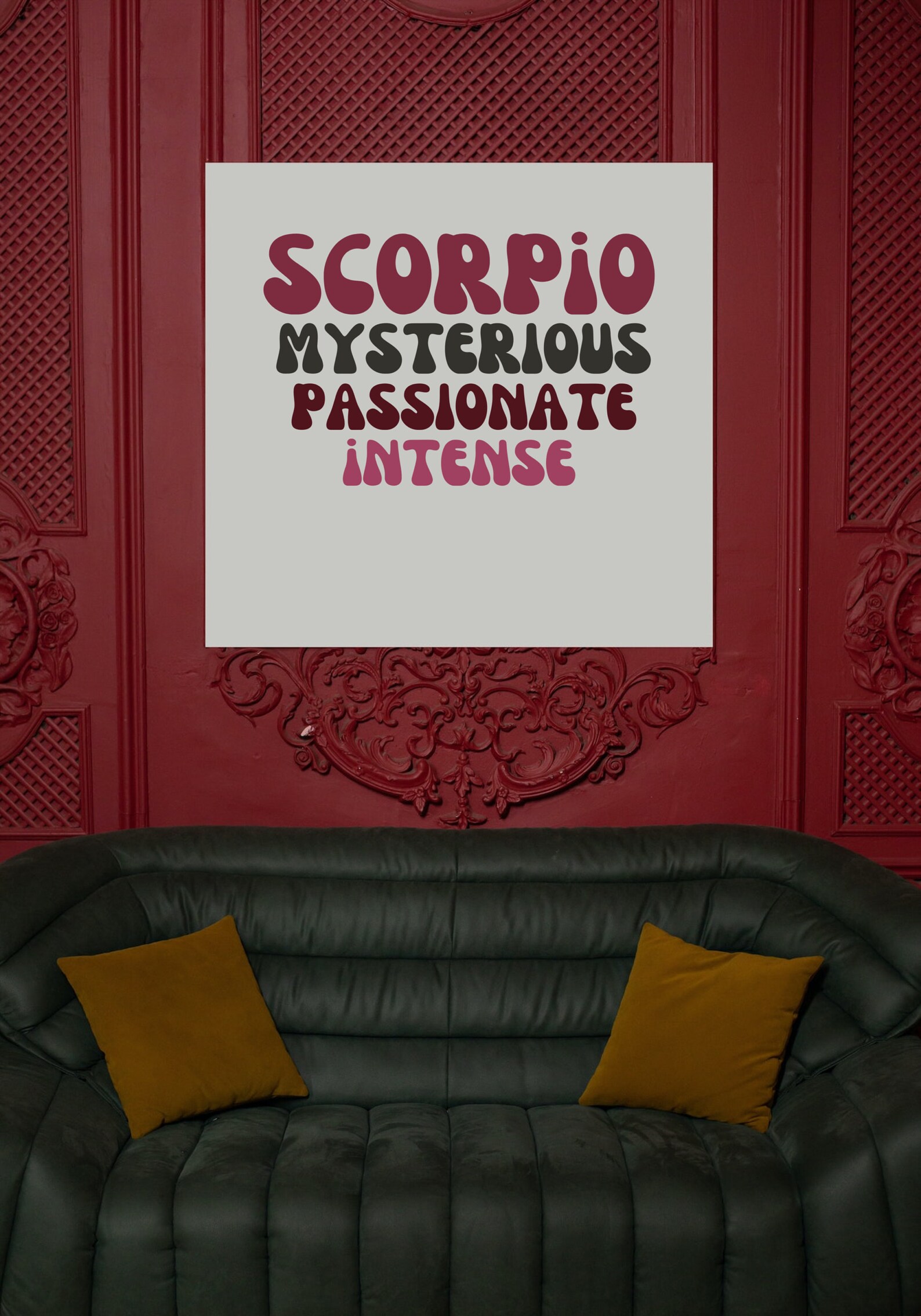 Scorpio Retro Zodiac SVG, PNG, PDF and More Digital Download, Digital ...
