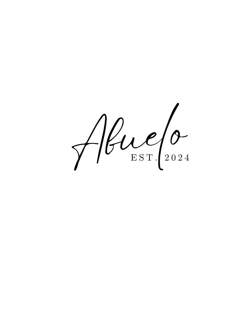 Abuela Est 2024 and Abuelo Est 2024 Bundle SVG, PNG, JPG and More ...