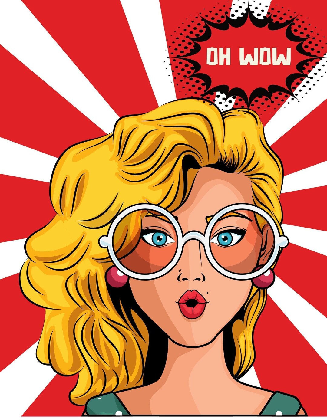 Oh Wow SVG, PNG, JPG and More Pop Art Digital Download, Digital Files ...