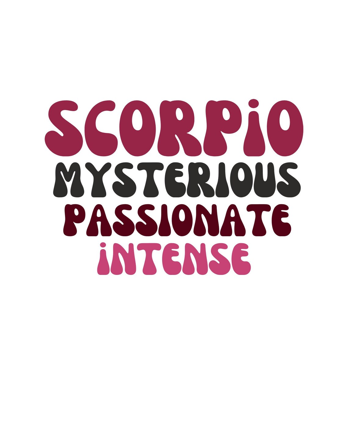Scorpio Retro Zodiac SVG, PNG, PDF and More Digital Download, Digital ...