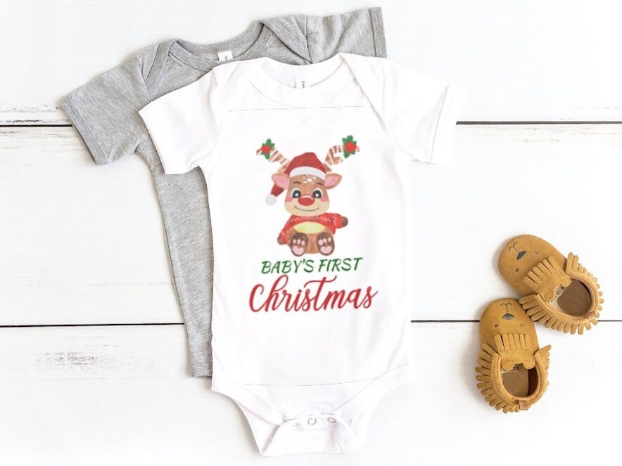 Baby's First Christmas SVG - Etsy