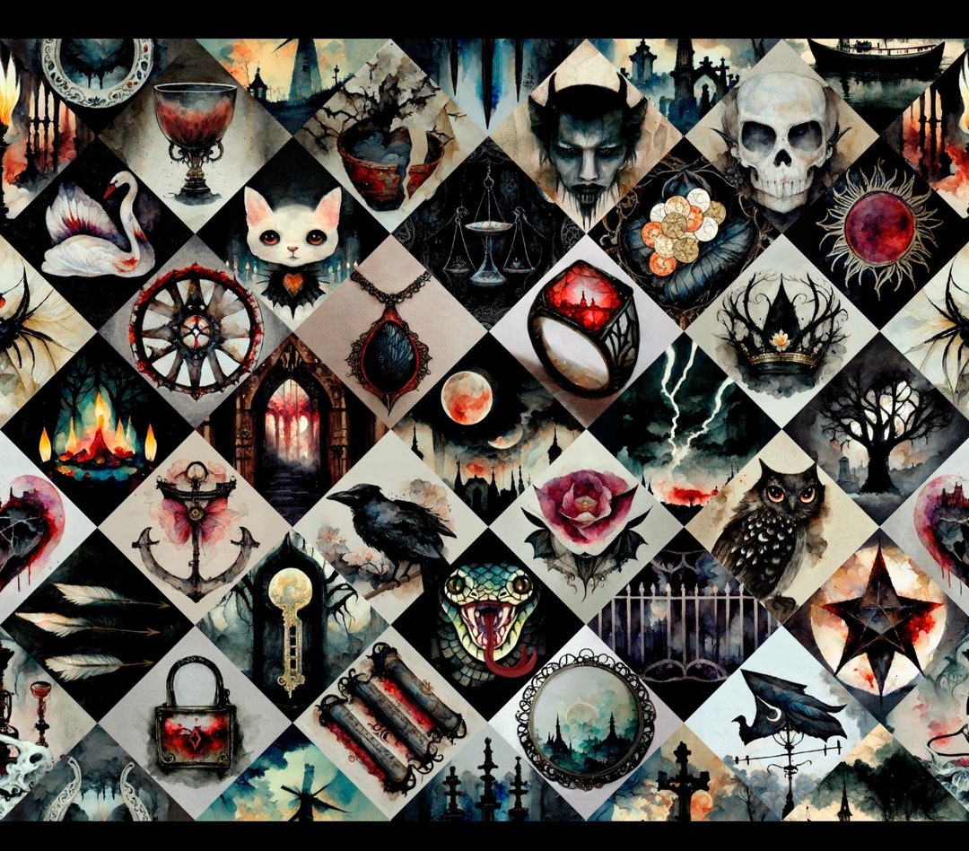 Gothic Solitaire Oracle - Etsy