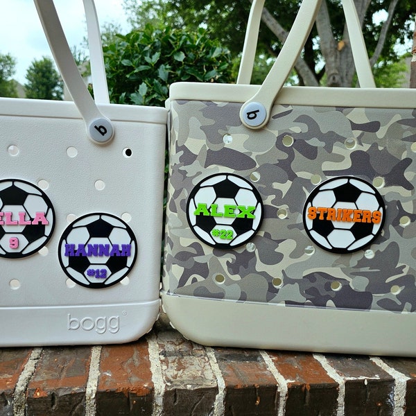 Soccer Custom Bogg Bag Team Charm - Etsy