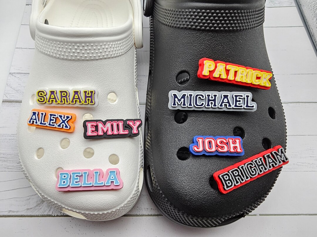 Athletic Font Custom Name Shoe Charm Player Name/team Name Custom ...