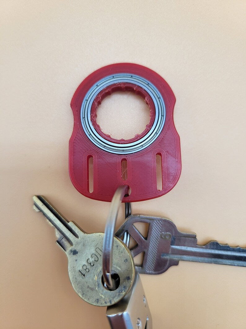 The Turn-key Fidget Keychain Spinner Keyrambit Key Fob - Etsy