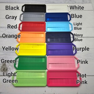 Custom Personalized Name Keychain Bag Tag Keyring Name Tag Lunchbox Tag ...