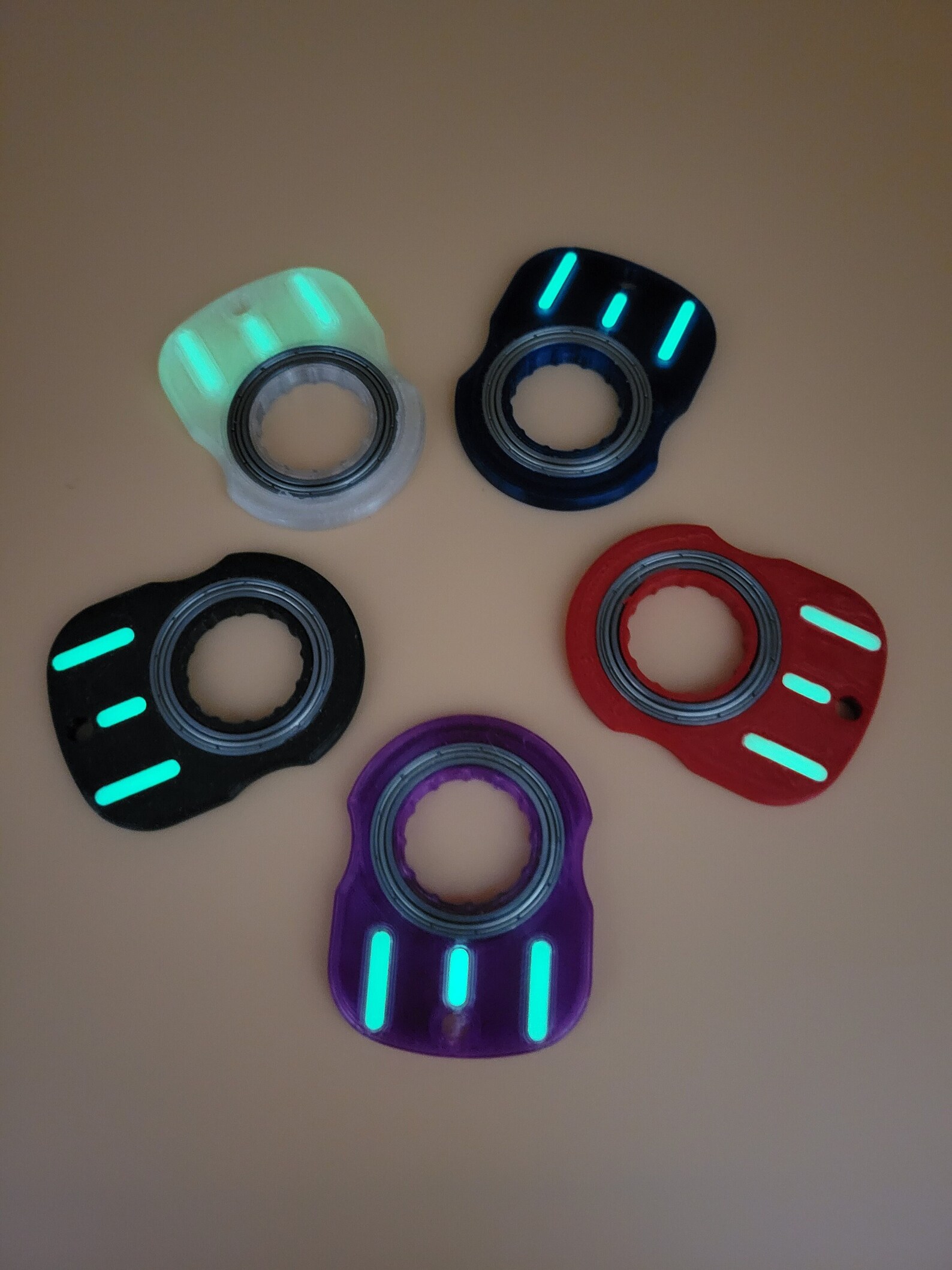 The Turn-key Fidget Keychain Spinner Keyrambit Key Fob - Etsy