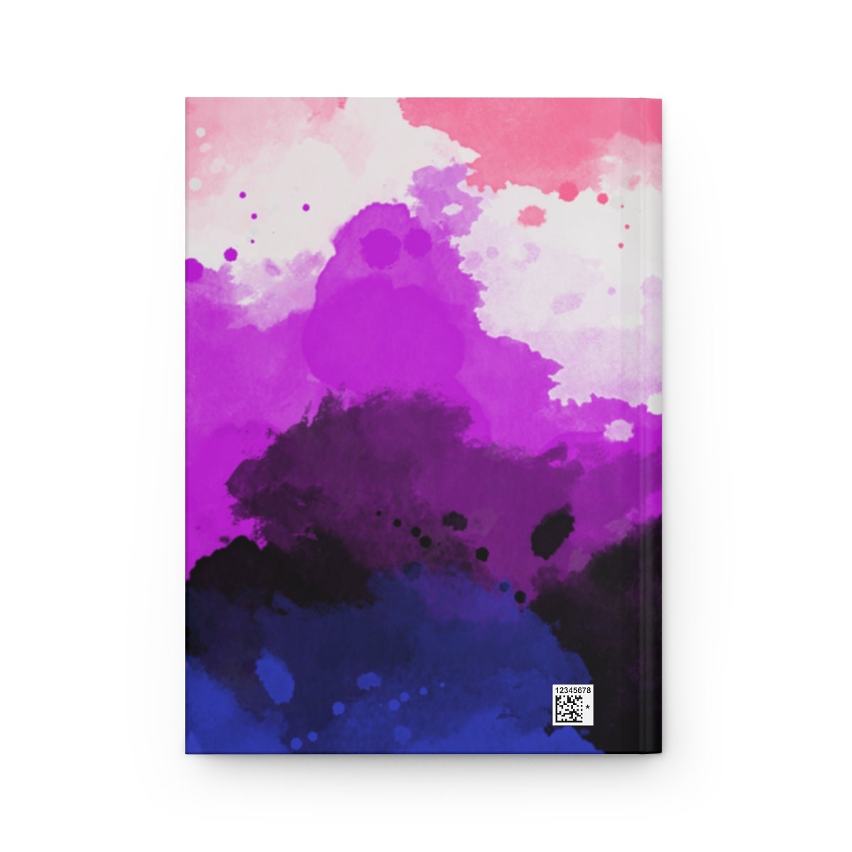 Gender Fluid Pride Flag Paint Splatter Hardcover Journal Matte, Gift ...