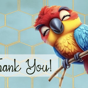 Thank You - PRINTABLE 5x7 Inch Card - Say Thanks With a Card! - Etsy