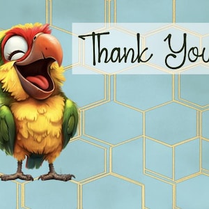 Thank You - PRINTABLE 5x7 Inch Card - Say Thanks With a Card! - Etsy
