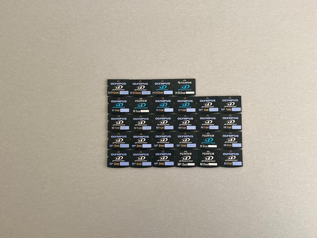 Complete Set, Original Xd-picture Cards, for Olympus and Fujifilm ...