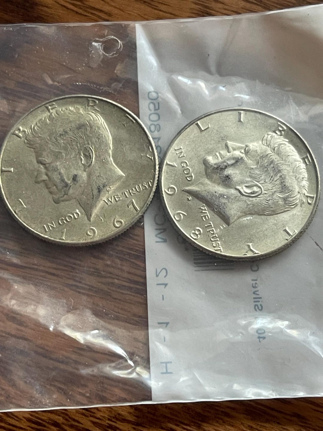 40% Silver Coins Average Circulation 1968 and 1968 Liberty Coins One ...