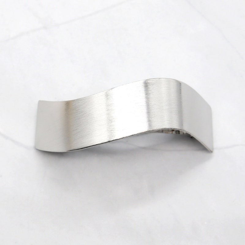 Silver Hair Clip - Etsy