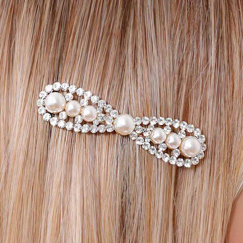Pearl Hair Clip - Etsy