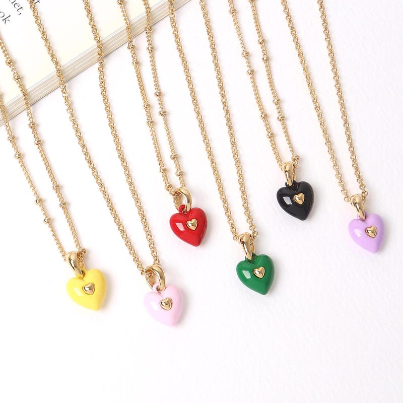 Copper Puffy Hearts - Etsy