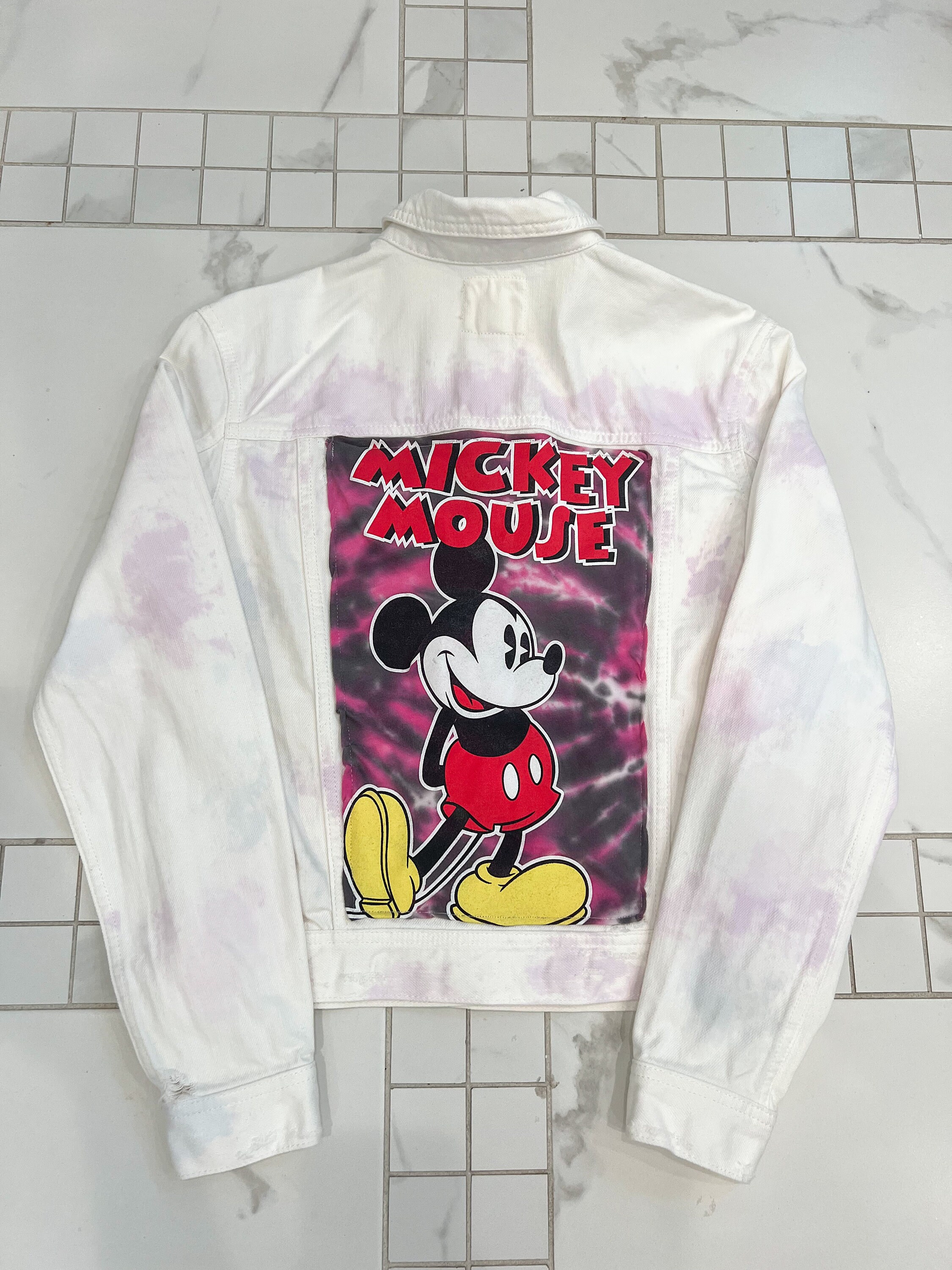 Mickey Mouse Denim Jacket, Disney Denim Jacket, Disney Jacket, Mickey ...
