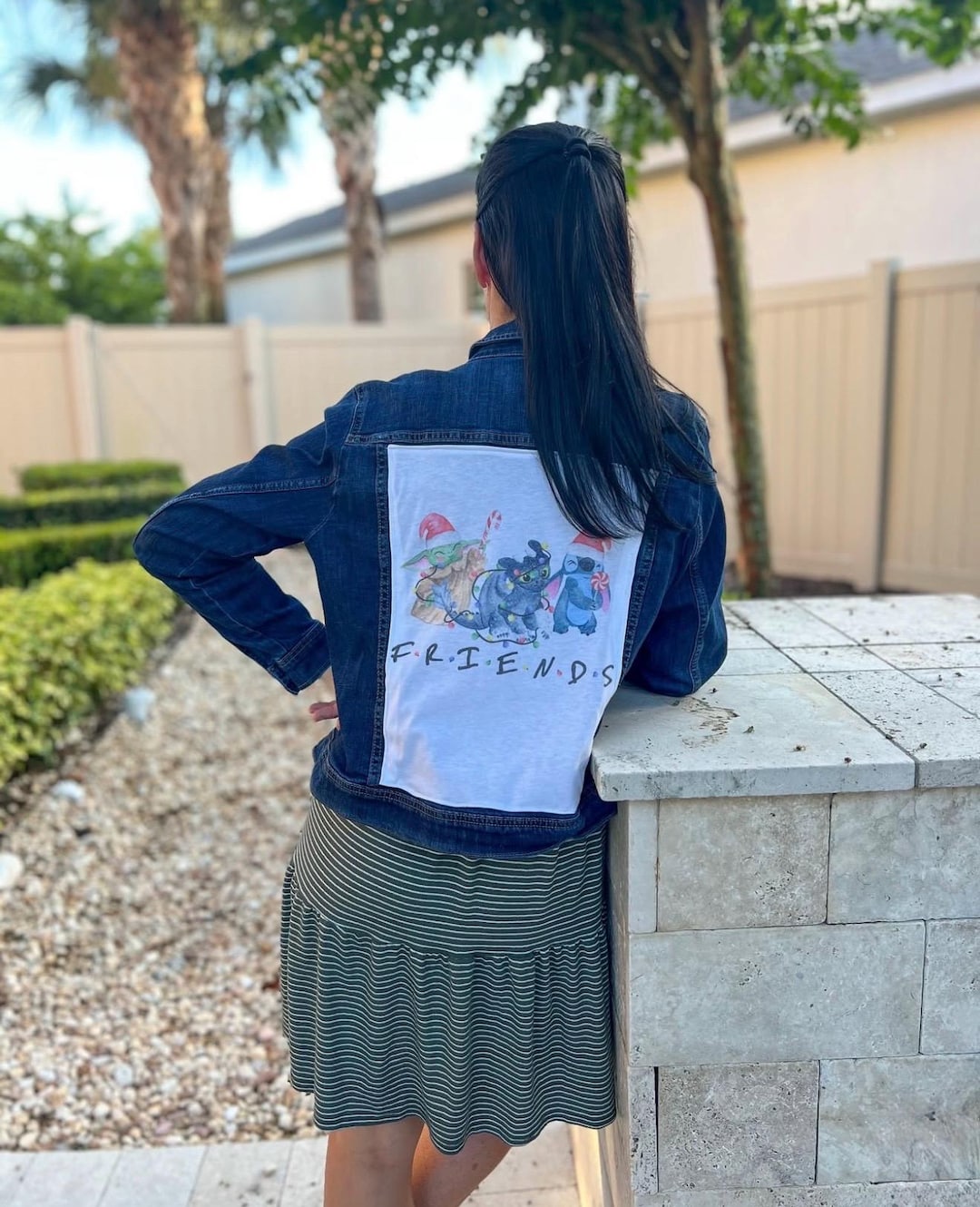 Disney Denim Jacket, Friends Denim Jacket, Disney Jacket, Denim Jacket ...
