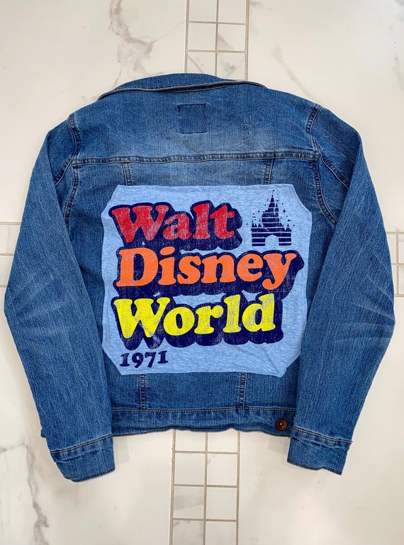 Walt Disney World Denim Jacket Disney Denim Jacket Disney - Etsy