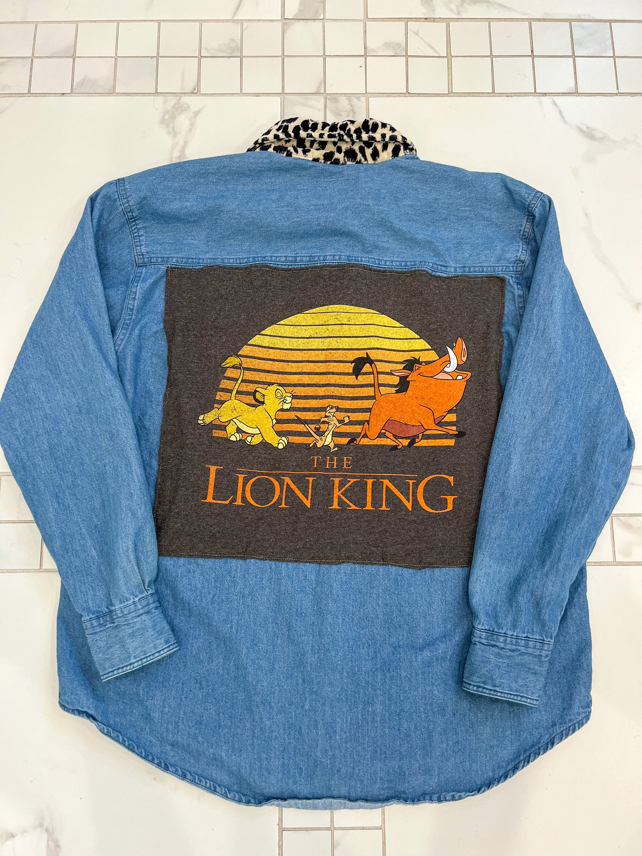 The Lion King Jacket, Lion King Chambray Shirt, Disney Jacket, Custom ...
