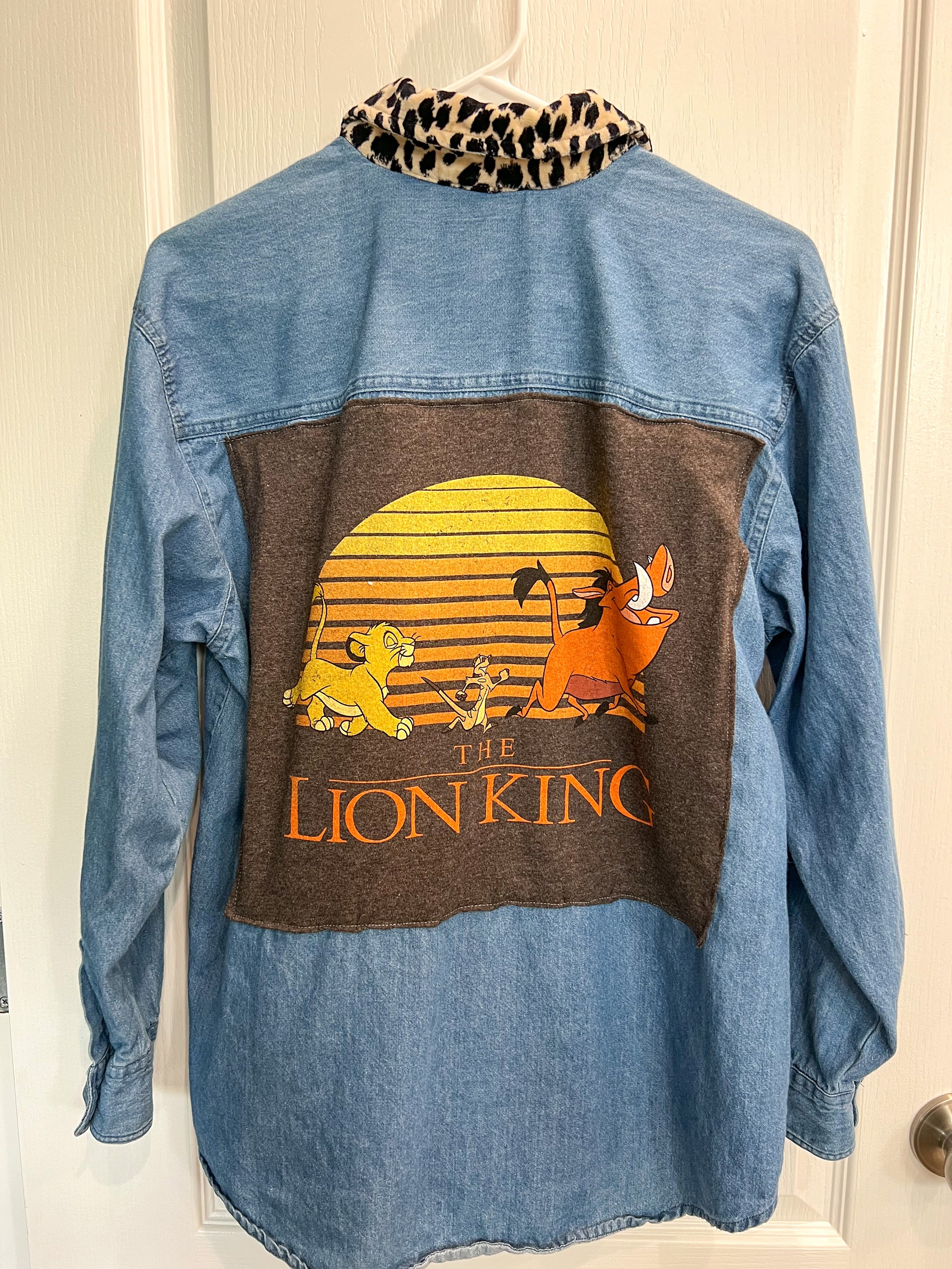 The Lion King Jacket, Lion King Chambray Shirt, Disney Jacket, Custom ...