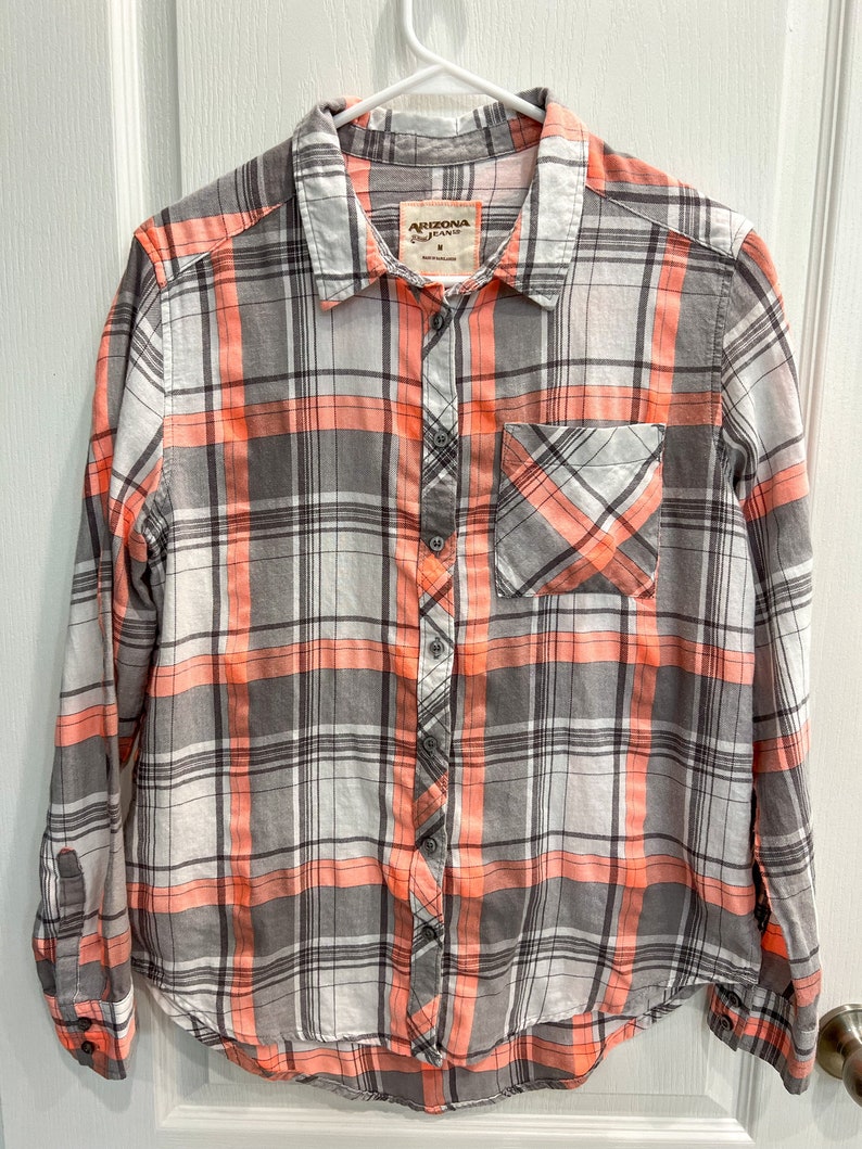 Walt Disney World Plaid Flannel, Disney Flannel, Disney Jacket, Walt ...