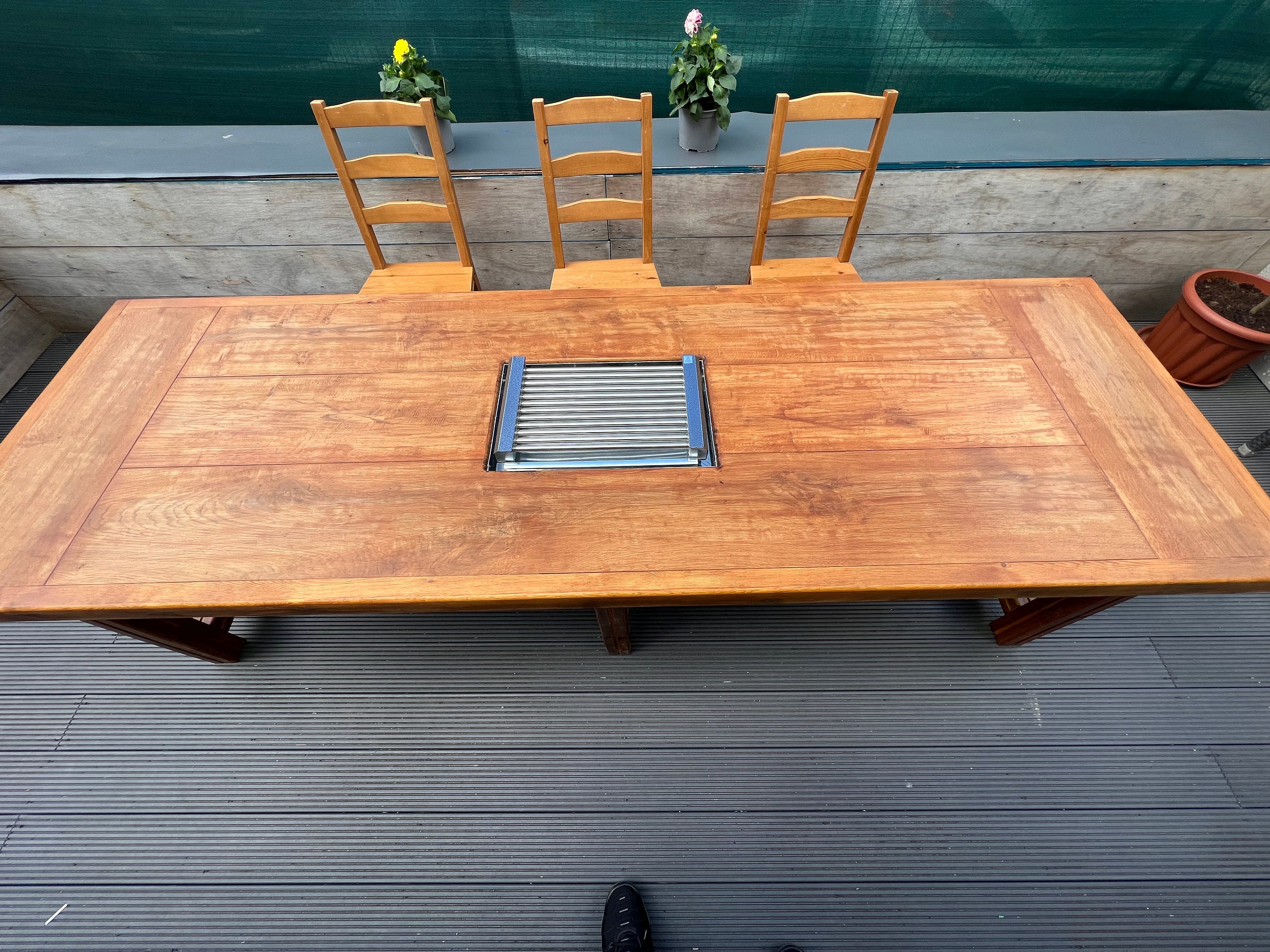 Table With Built-in Barbecue - Etsy