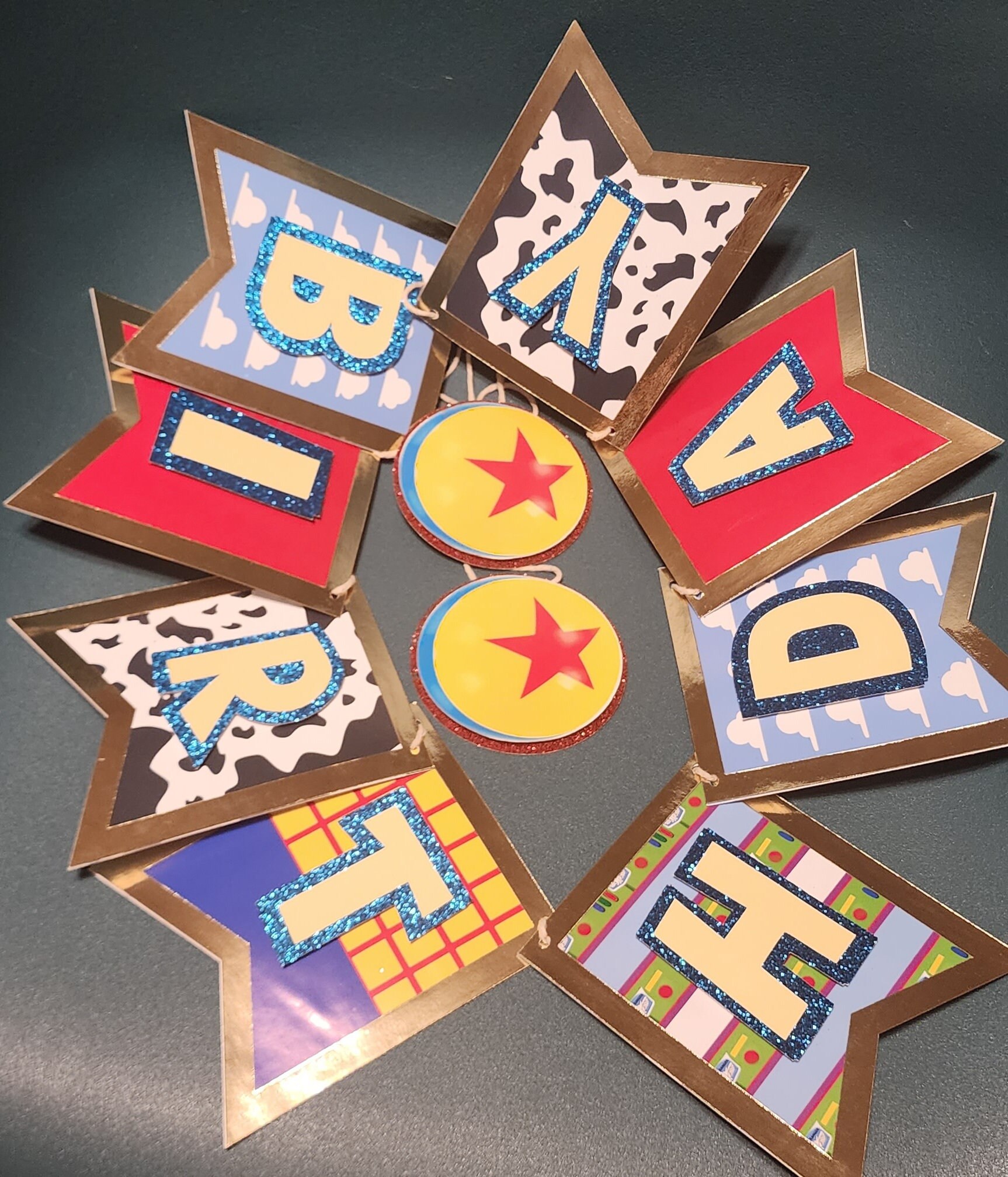 Toy Story Happy Birthday Banner, Wood Birthday Banner, Cowboy Birthday ...