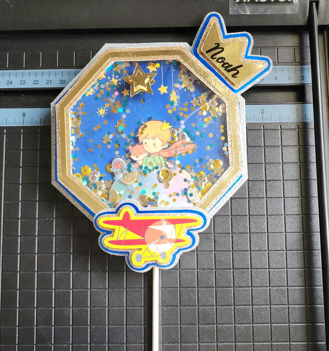 The Little Prince Cake Topper 3D Personalized, Prince Cake Topper, Baby ...