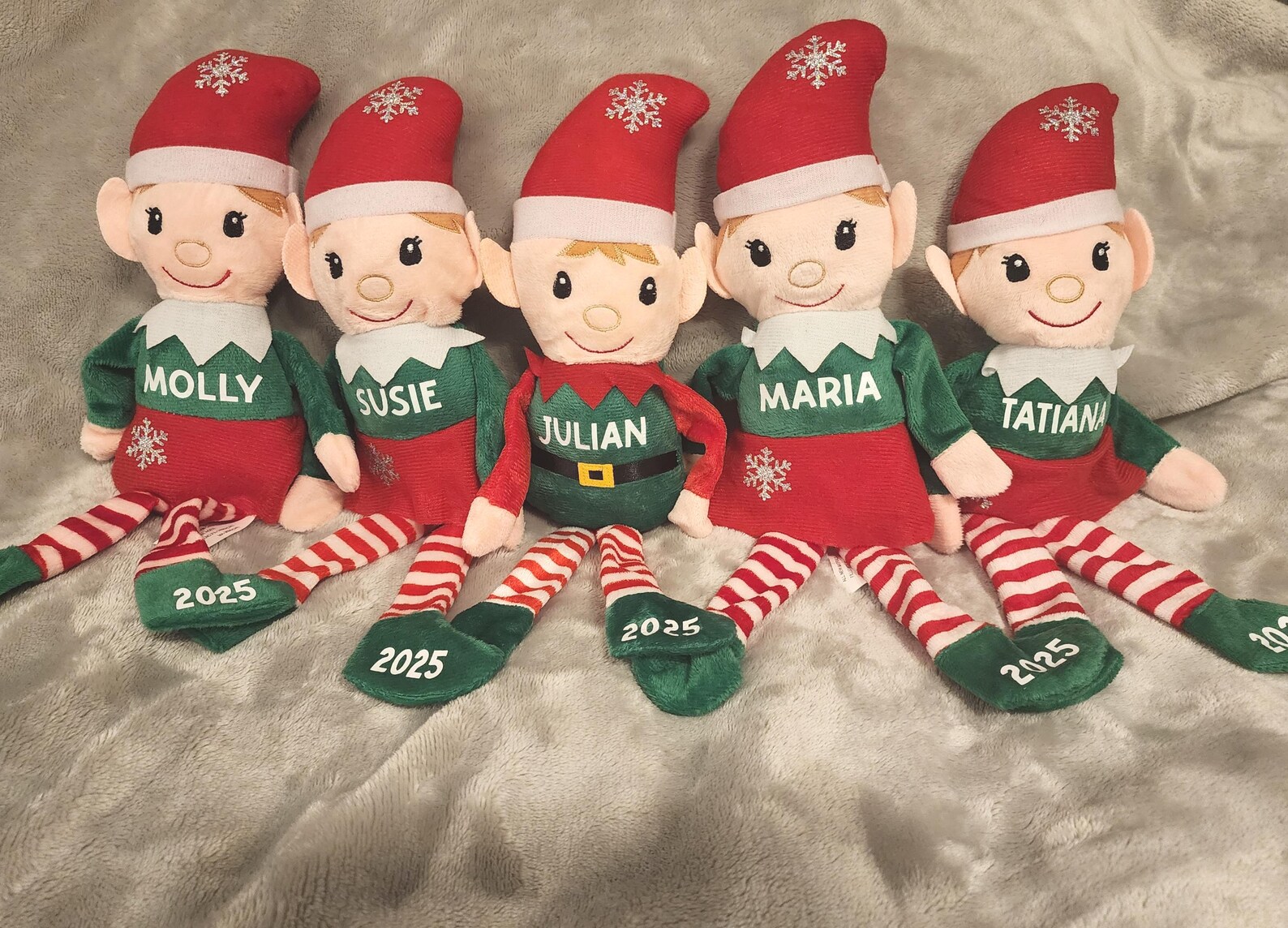 Personalized Christmas Elves - Etsy