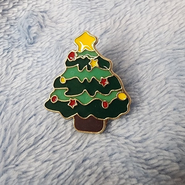 Christmas Tree Pin - Etsy