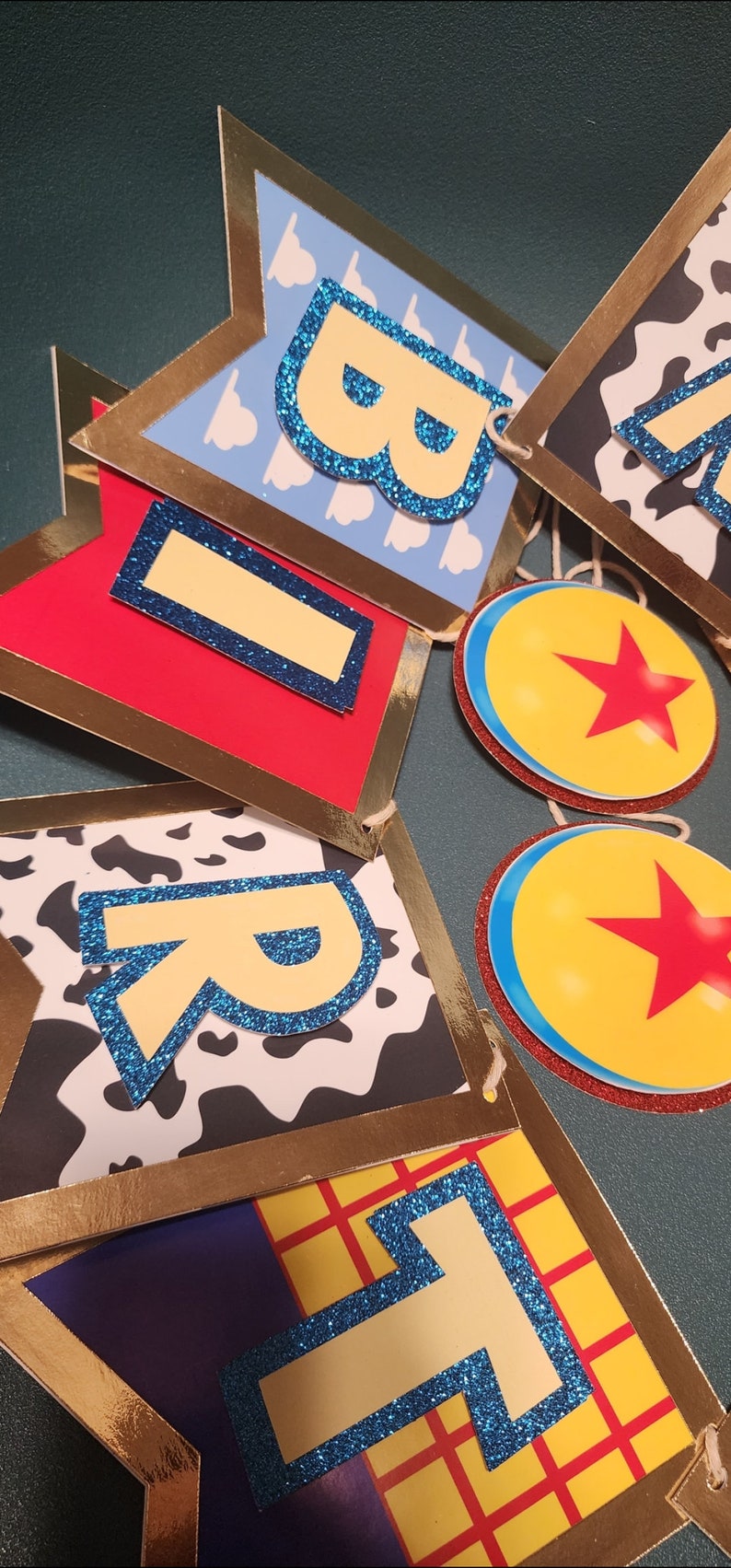 Toy Story Happy Birthday Banner, Wood Birthday Banner, Cowboy Birthday ...