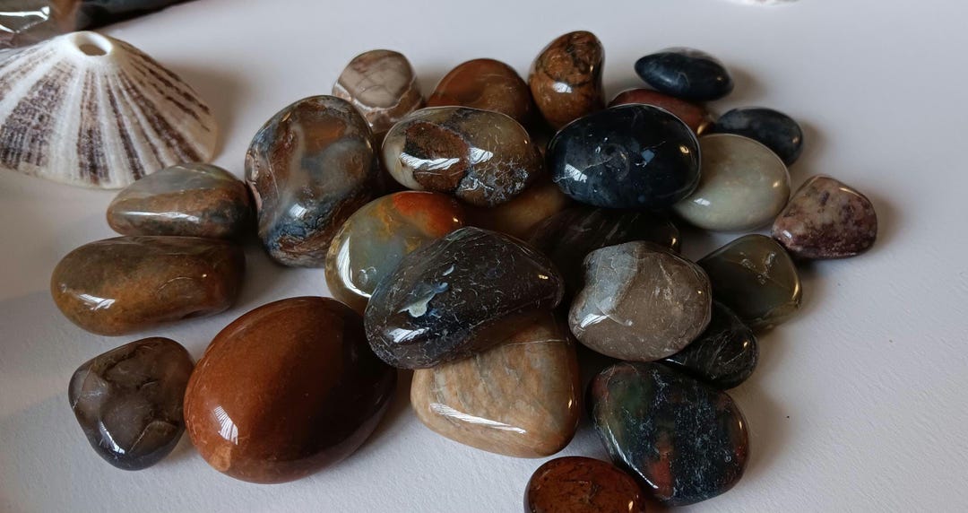 Highly Polished Oregon Agate, Jasper and Beach Rocks, Unique and ...