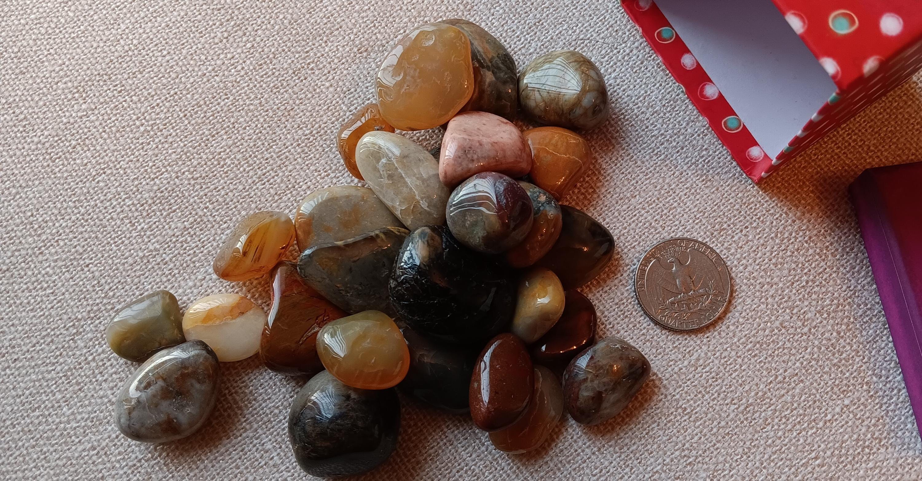 Polished Oregon Agates and Rocks in Gift Box! - Etsy