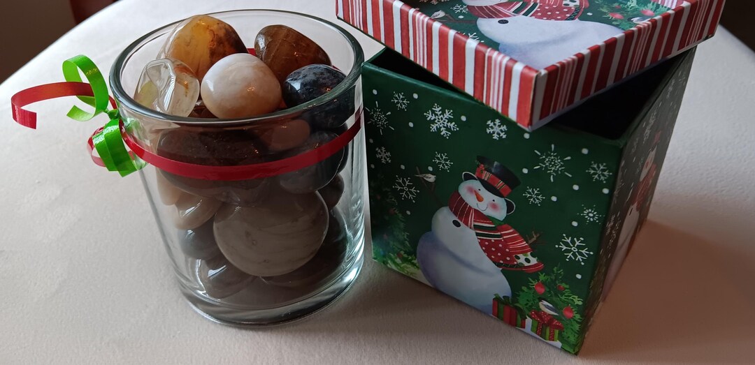 Polished Oregon Agates and Rocks in Glass Jar! - Etsy