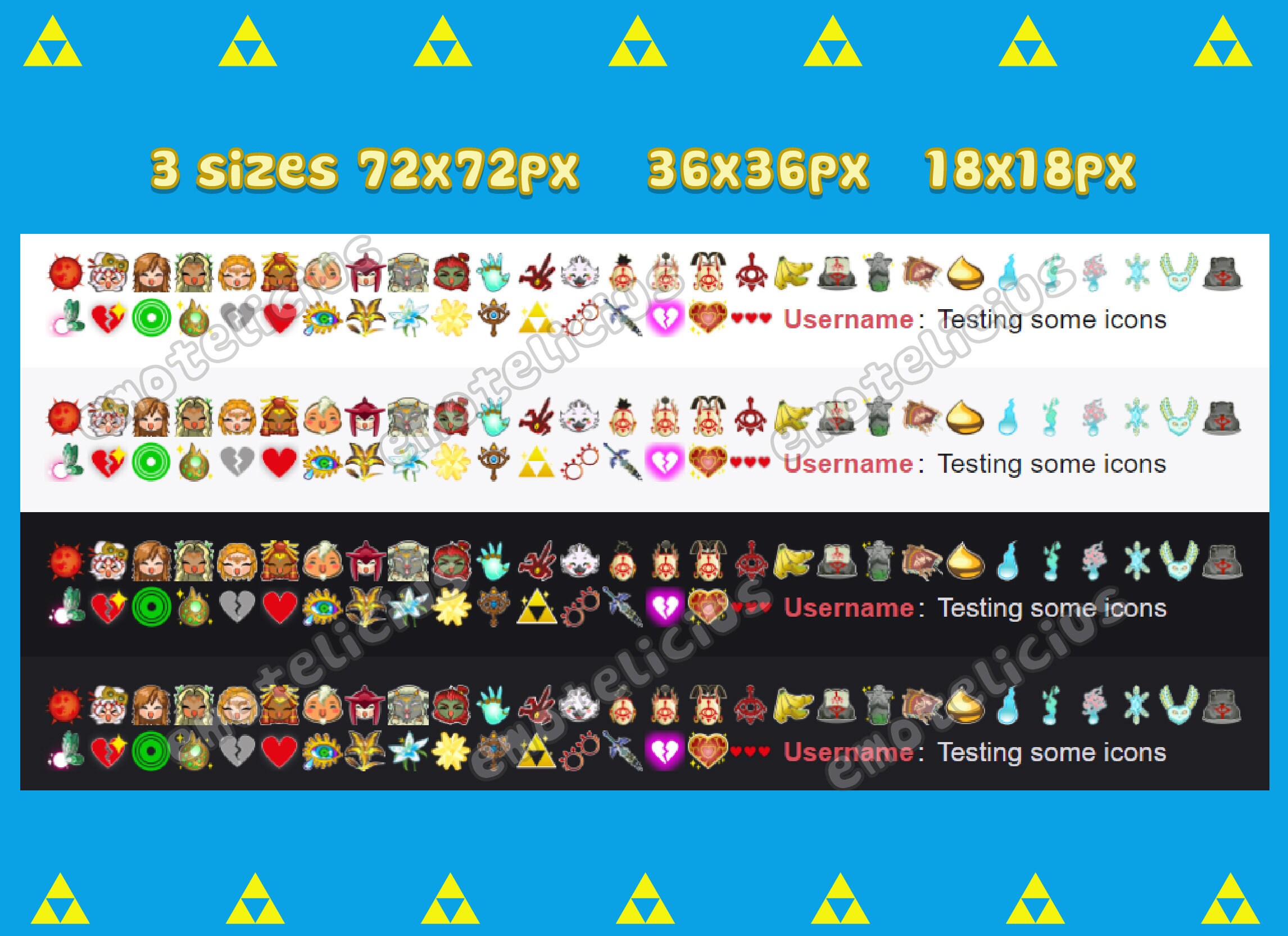 Random Badges of Zelda Tears of the Kingdom / Totk / Twitch / Sub ...