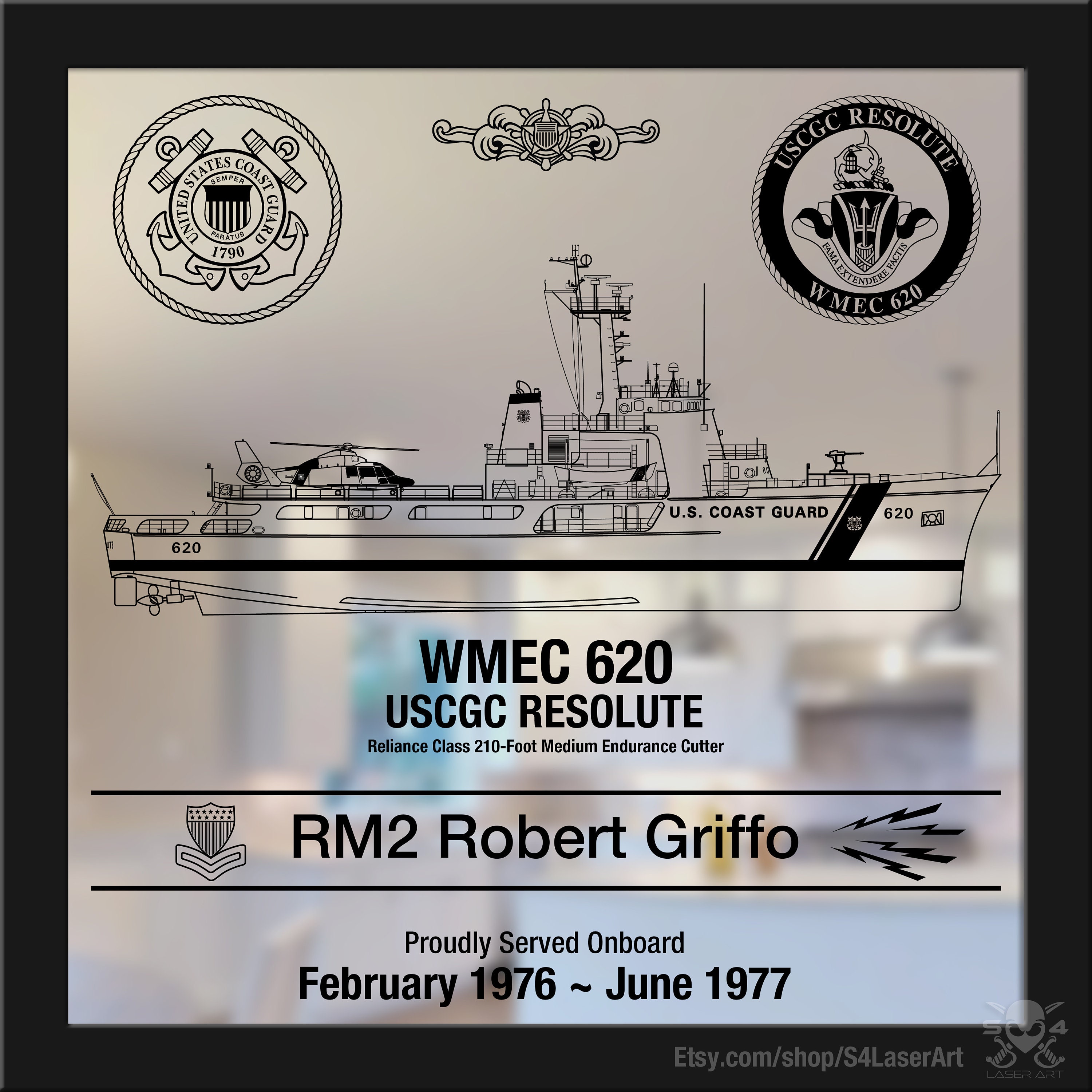 USCG Reliance-class Medium Endurance Cutter WMEC 210' - Etsy